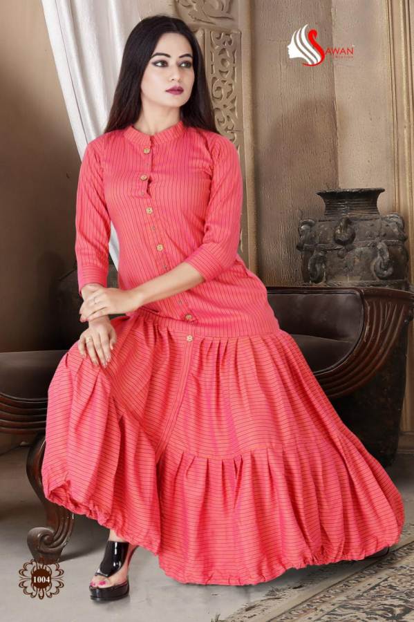 Angelina Vol 1 By Sawan Creations Designer Kurtis Catalogue
