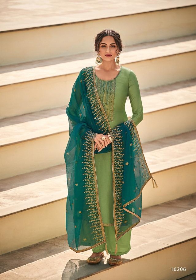 Deepsy Presents Adriti Designer Festive Wear Dress Material