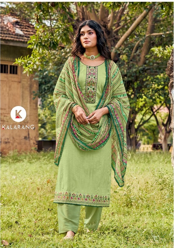 Kalarang Bulbul Parampara Weaving Designer Dress Material Catalog