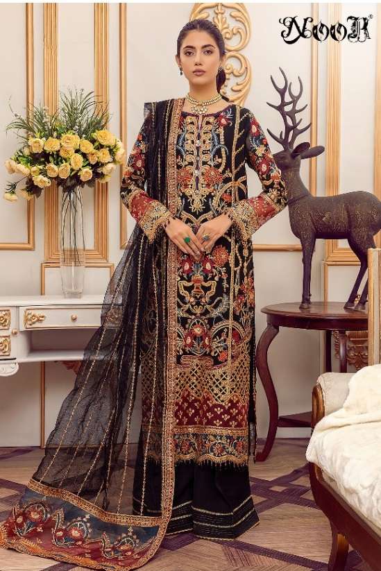 Noor Adan Libas vol 2 catalog Fancy Georgette Pakistani Salwar suits