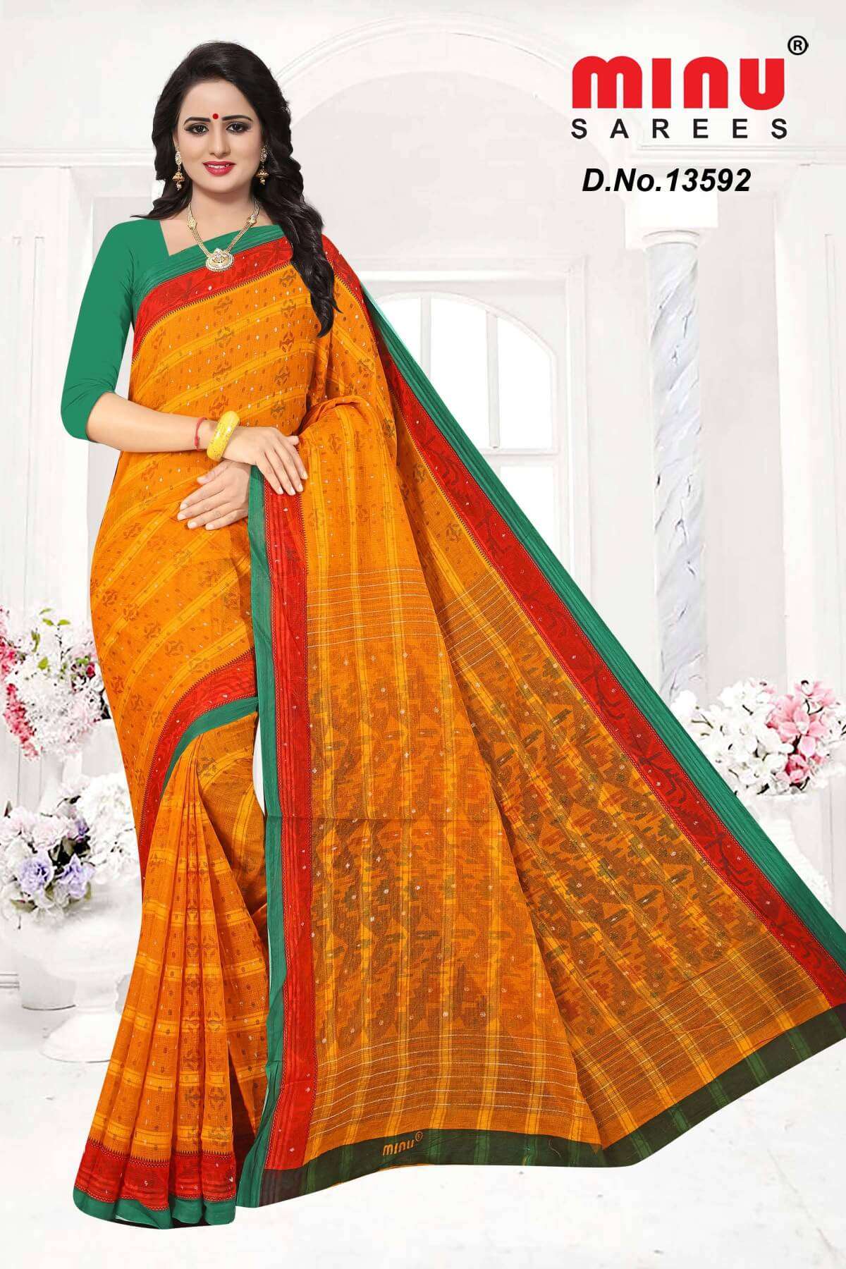 Minu SUNANDA Pure Cotton Printed Saree Catalog For Regular Wear, Pack ...