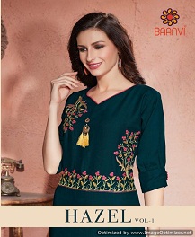Hazel Baanvi Designer Kurti Catalogue