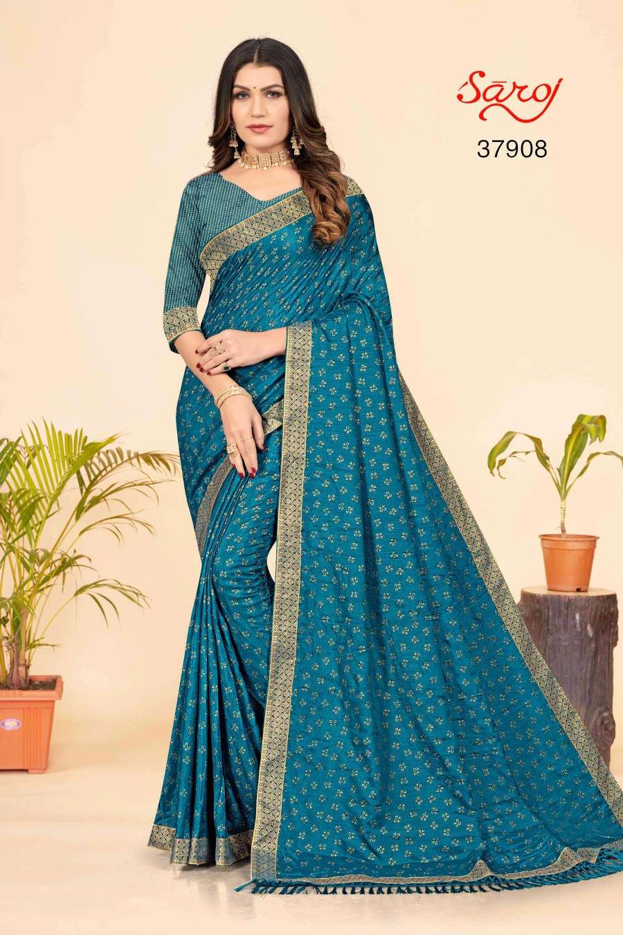 Saroj textile presents Limelight combo 2 Designer sarees catalogue