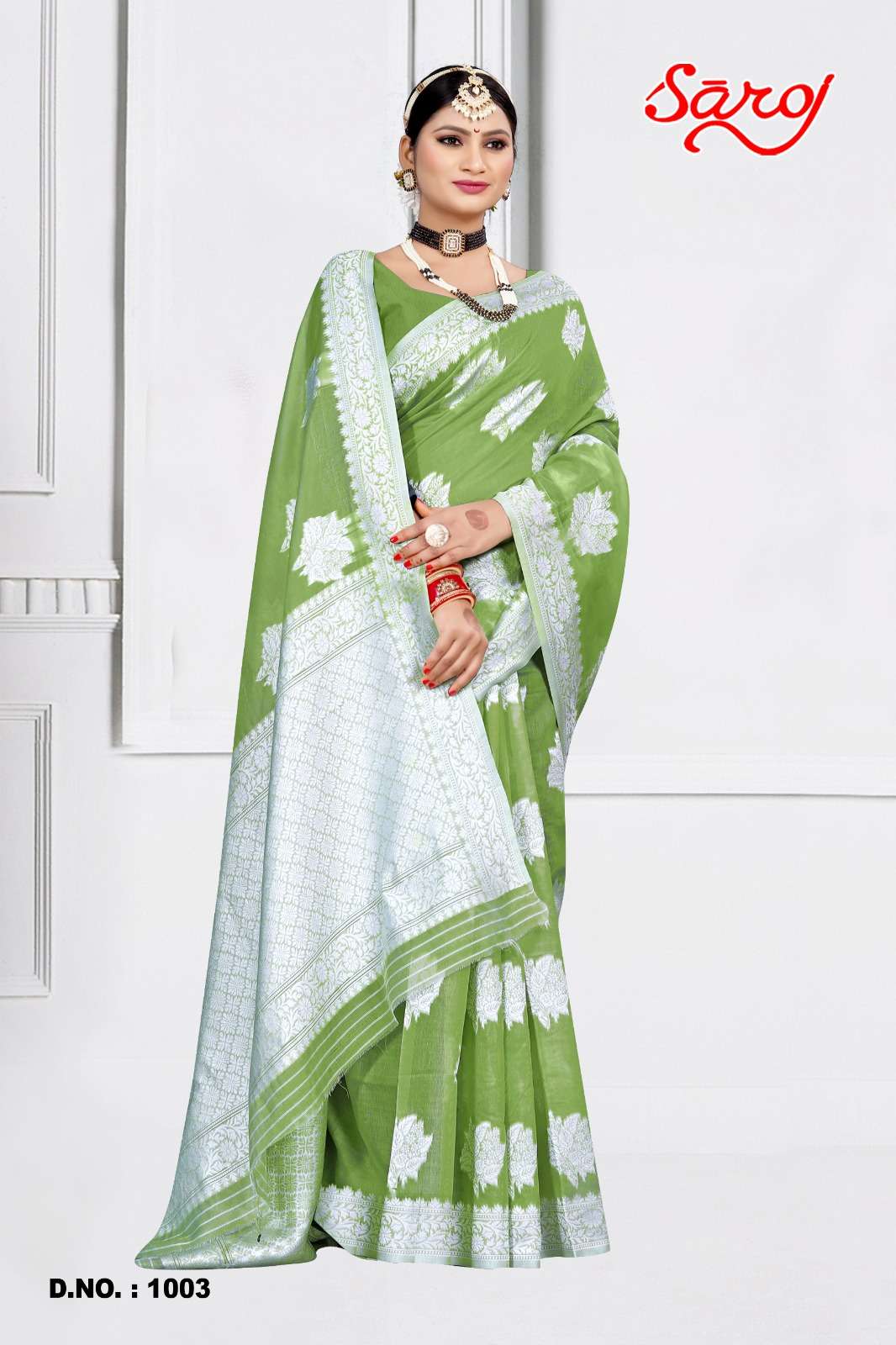 Saroj textile presents Madhuvanti vol-3 Cotton Designer sarees catalogue