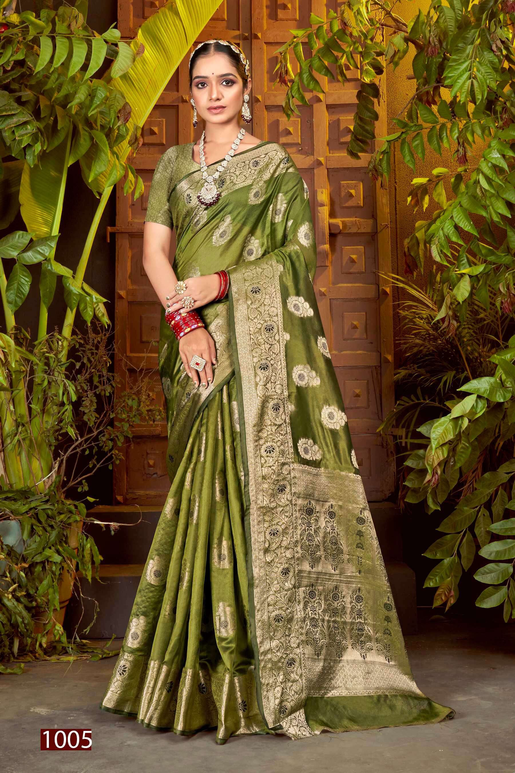 Saroj Haar Shringar vol.2 Premium cxc bright organza silk in bright ...