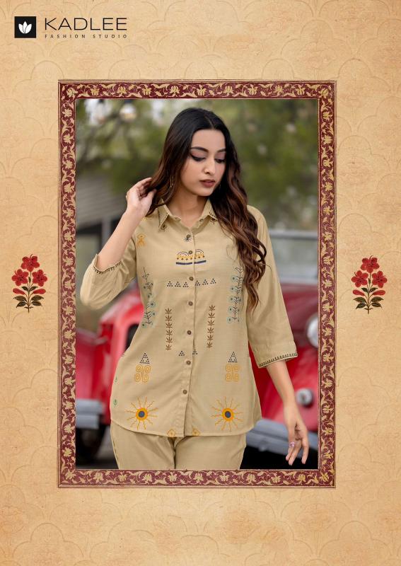 Kadlee High Touch Catalog co ord set women plain